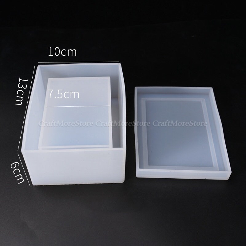 New Creative Tissue Box Mold-silicone Storage Box Mold-rectangle Resin ...