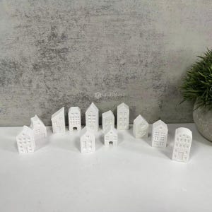 12-grid Mini House Silicone Mold-small House Concrete Mold-cute House ...