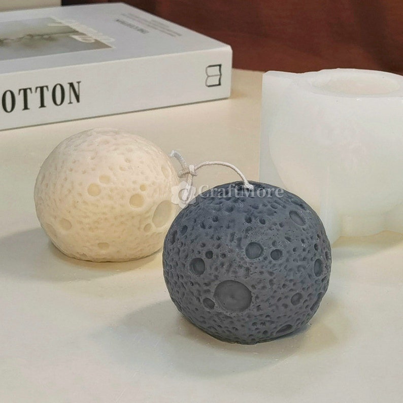 Planet Sphere Candle Mold-earth/moon Candle Silicone - Etsy