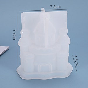 Castle Crystal Epoxy Resin Mold-fantasy Cartoon House Ornament Silicone ...
