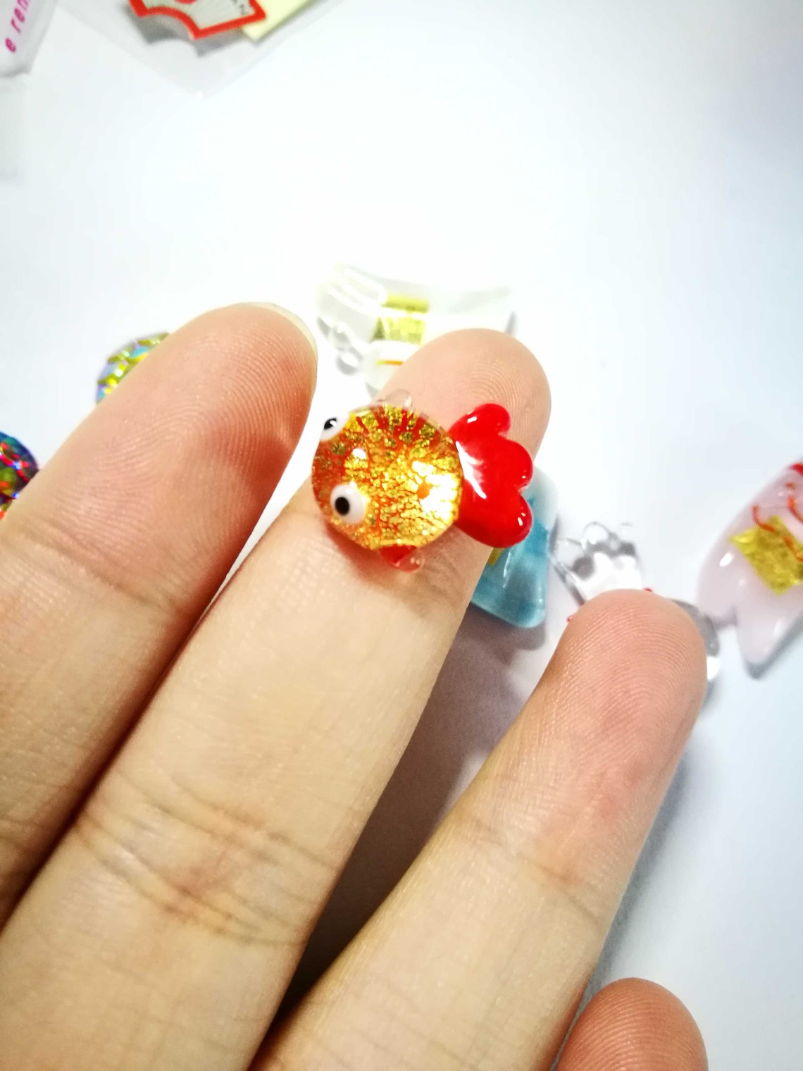 Pretty Goldfish Silicone Mold Cute Goldfish Mold Fish | Etsy