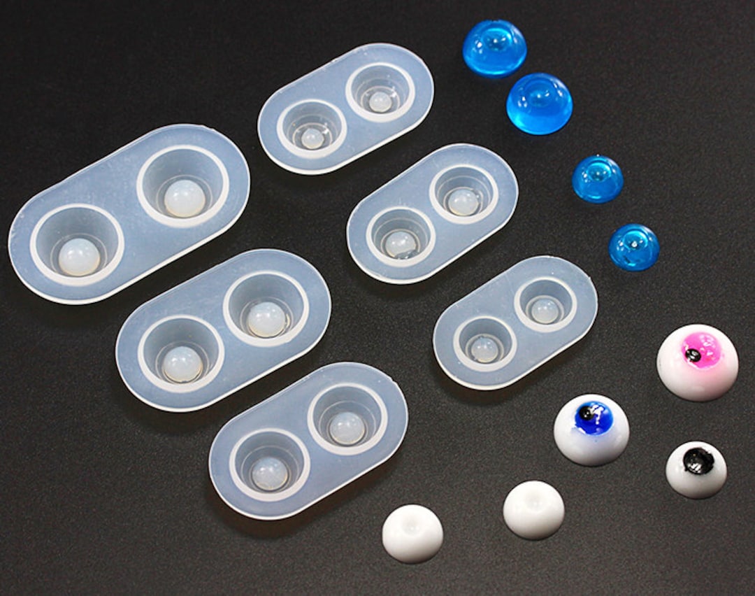 BJD Eyes Mold Silicone Mold for Diy BJD Doll Eyes 12-22mm ,SD Doll Eyes ...