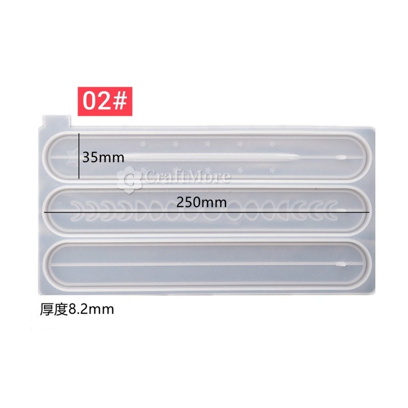 Moon Phase Incense Holder Silicone Molds-long Strip Incense Burner Tray ...