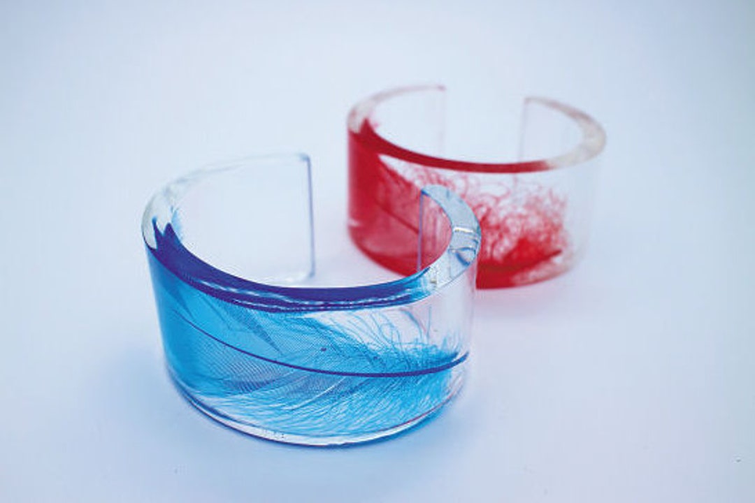C Shape Bangle Silicon Mold - Flexible Resin Mold - Bracelet Gem Mold ...