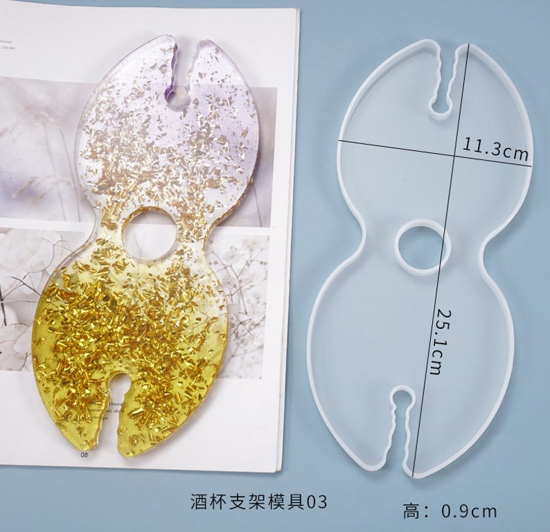 Flower Silicone Wine Rack Mold-irregular Wine Glass Rack Resin | Etsy