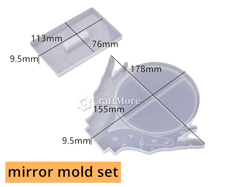 Hand Shape Silicone Mirror Mold-mirror Resin Mold-home - Etsy