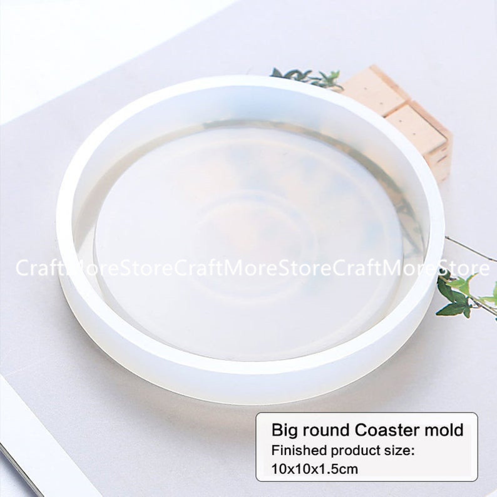 Big Size Round Coaster Mold 10cm Round Silicone Mold Coaster - Etsy