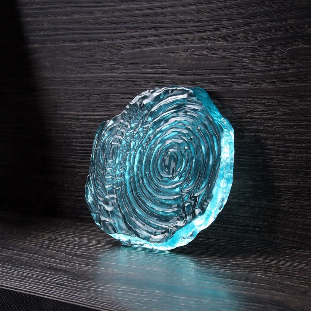 Water Ripples Coaster Resin Molds-irregular Round Cup Mat Mold-ripple ...
