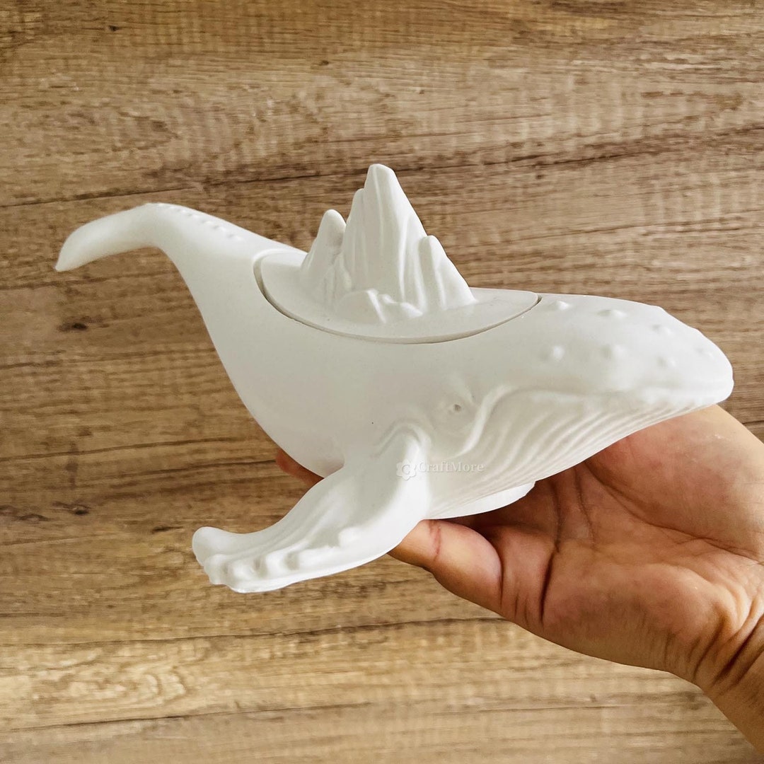 Whale Storage Box Silicone Mold-whale Candle Jar Concrete Mold-candle ...