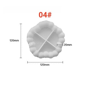 6 Styles Bubble Silicone Tray Molds-bubble Edge Coaster Resin Mold ...