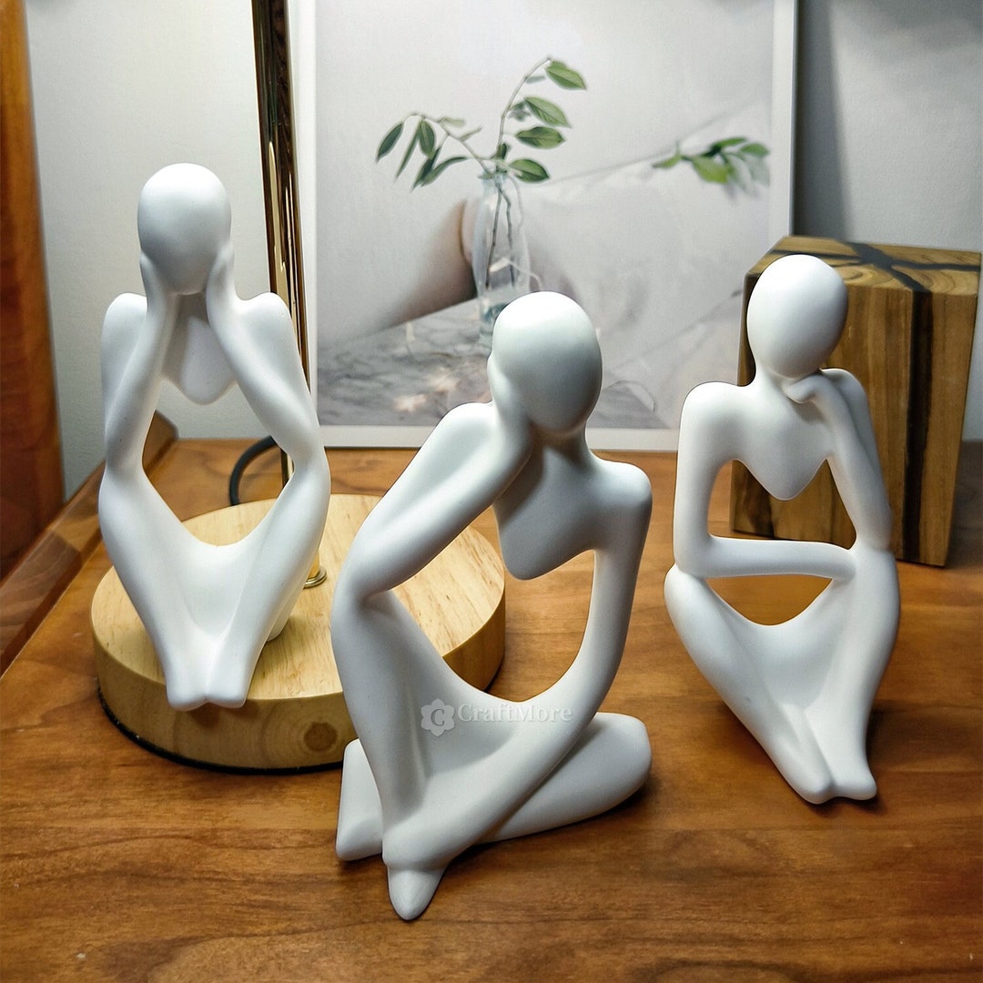 Thinker Silicone Mold-simple Human Body Plaster Mold-abstract Human ...