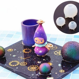 Silicone Planet Mold-creative Planet Resin Molds-20mm,25mm,30mm,50mm ...