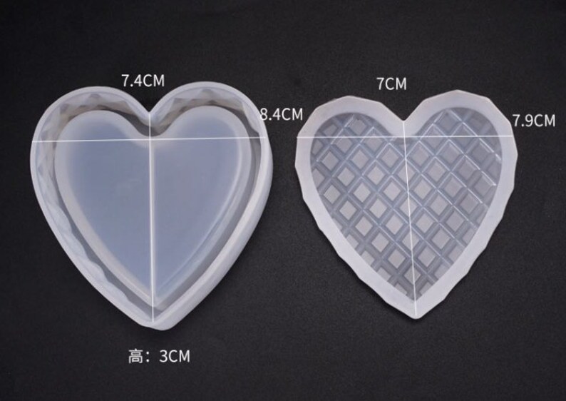 Heart Storage Box Silicone Mold DIY Silicone Mold Resin - Etsy