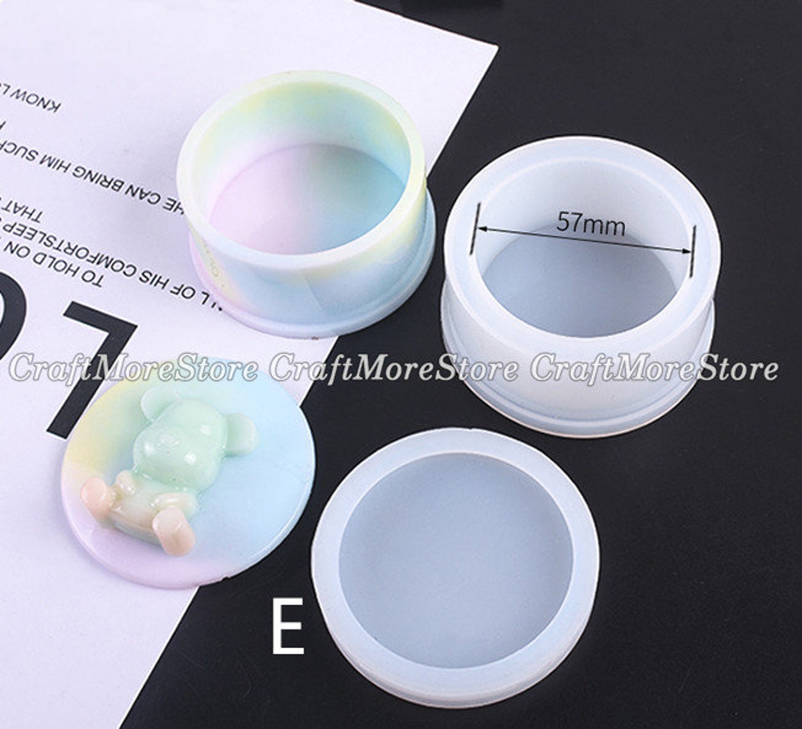 Storage Box Silicone Mold, Hexagonal Box Mold, Jewelry Box Mold ...