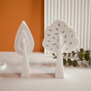 Silicone Tree Mold-simple Trees Candle Mold-car Vent Air Freshener ...
