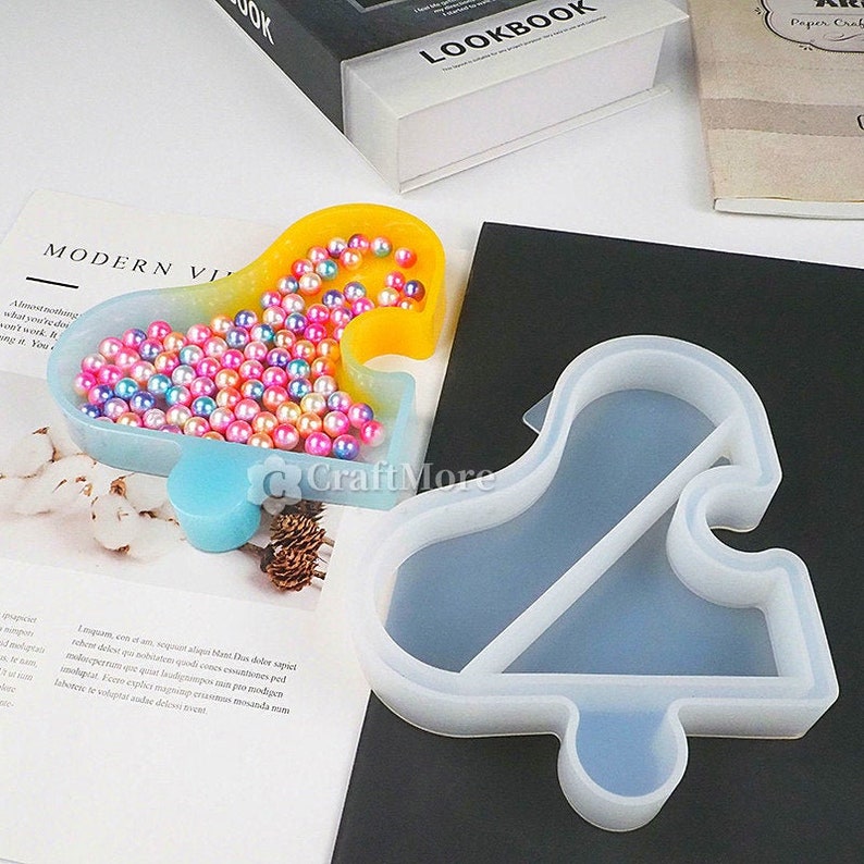 Heart Shaped Silicone Tray Mold-love Heart Storage Box Resin - Etsy