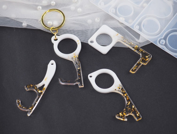 Creative Keychain Pendant Silicone Mold-keychain Resin - Etsy