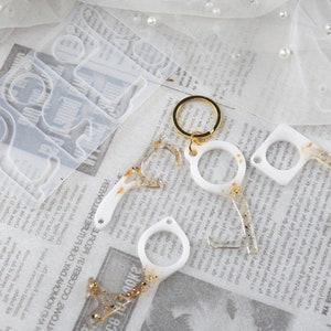 Creative Keychain Pendant Silicone Mold-keychain Resin Mold-resin Key ...