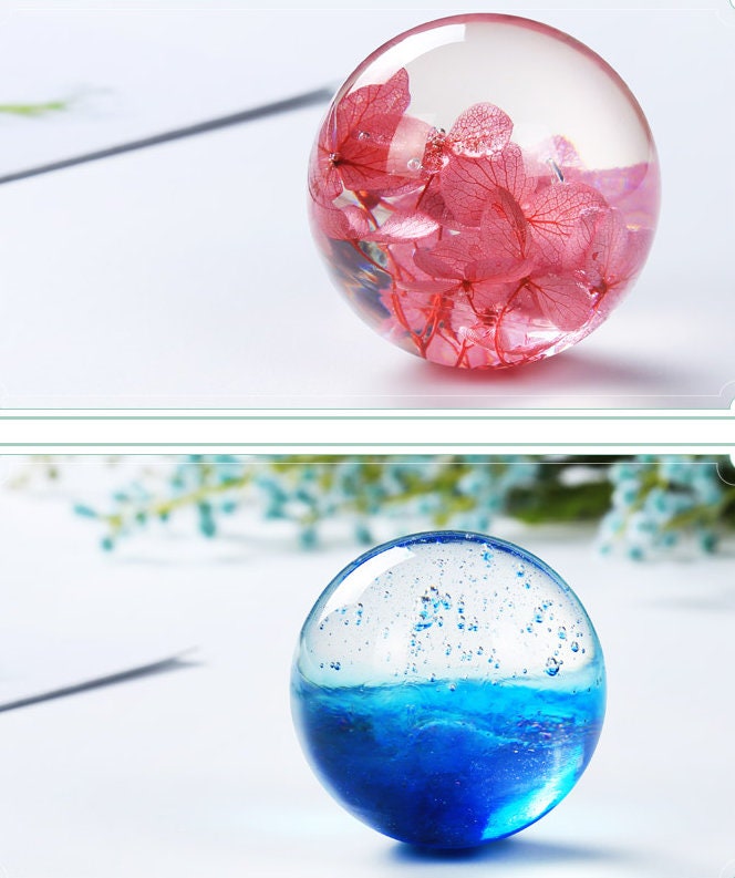 Spherical Silicone Mold, UV Resin Ball Transparent Silicone Mold - Etsy
