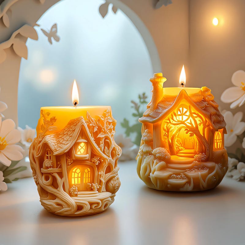 Silicone Mold Fairy Houses - Etsy