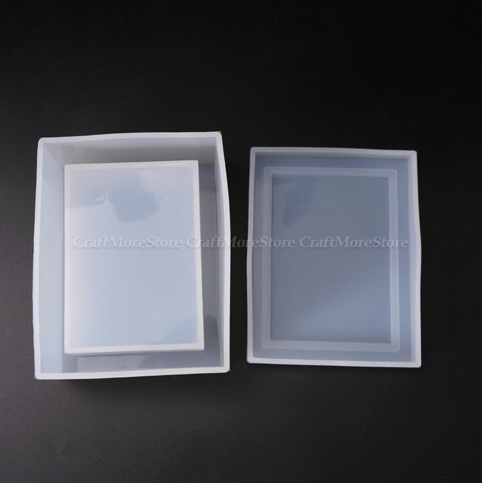 New Creative Tissue Box Mold-silicone Storage Box Mold-rectangle Resin ...
