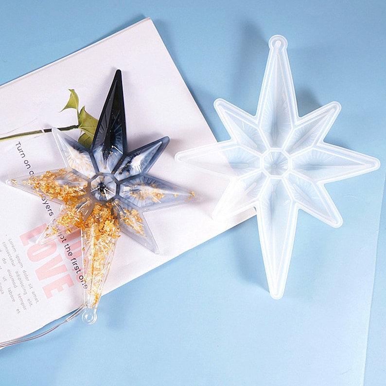 Eight-pointed Star Silicone Mold-large Star Resin Molds-epoxy - Etsy