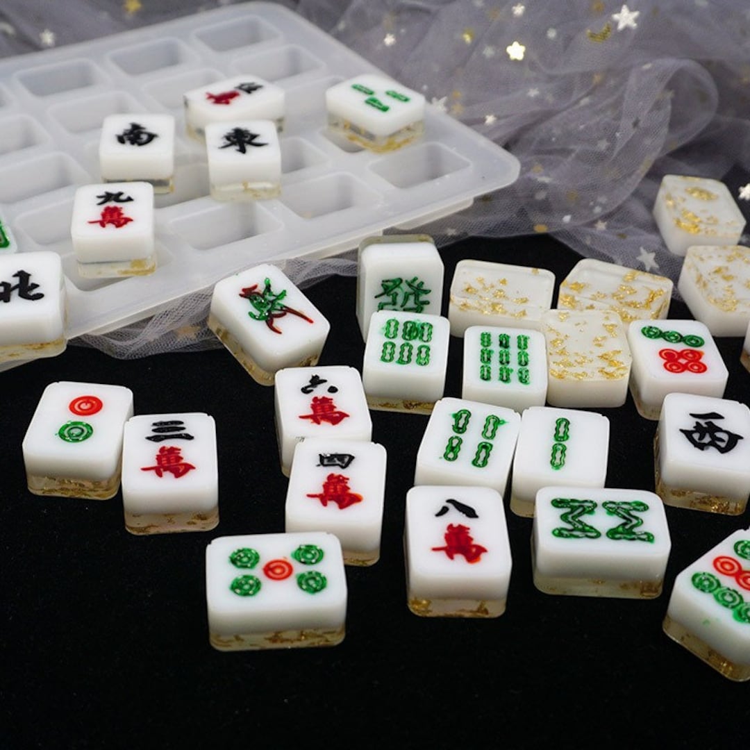 Mahjong Silicone Mold-mahjong Tiles Resin Mold-silicone Mahjong Mold ...