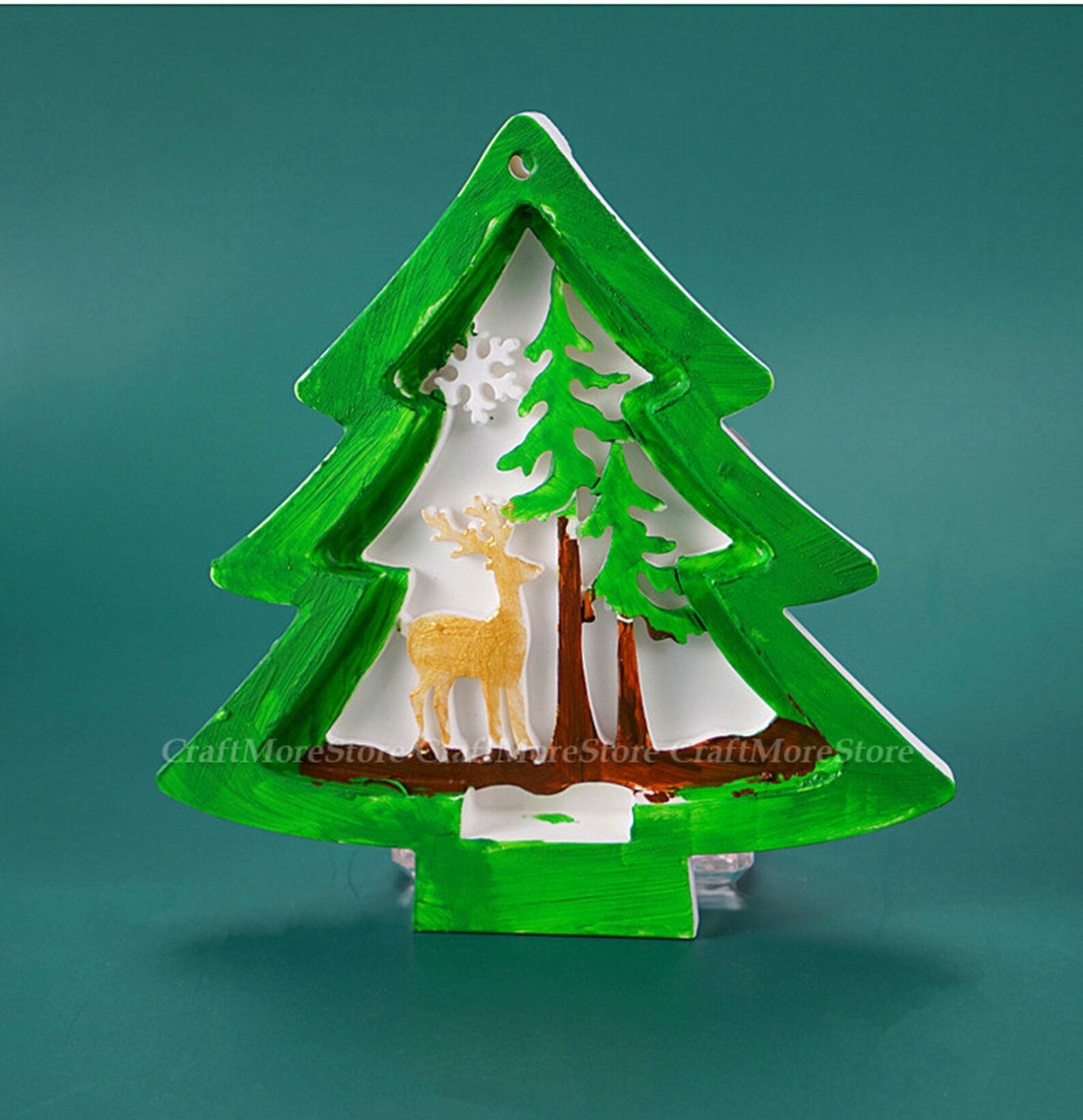 Christmas Tree Silicone Mold-christmas Tree Pendant Resin - Etsy