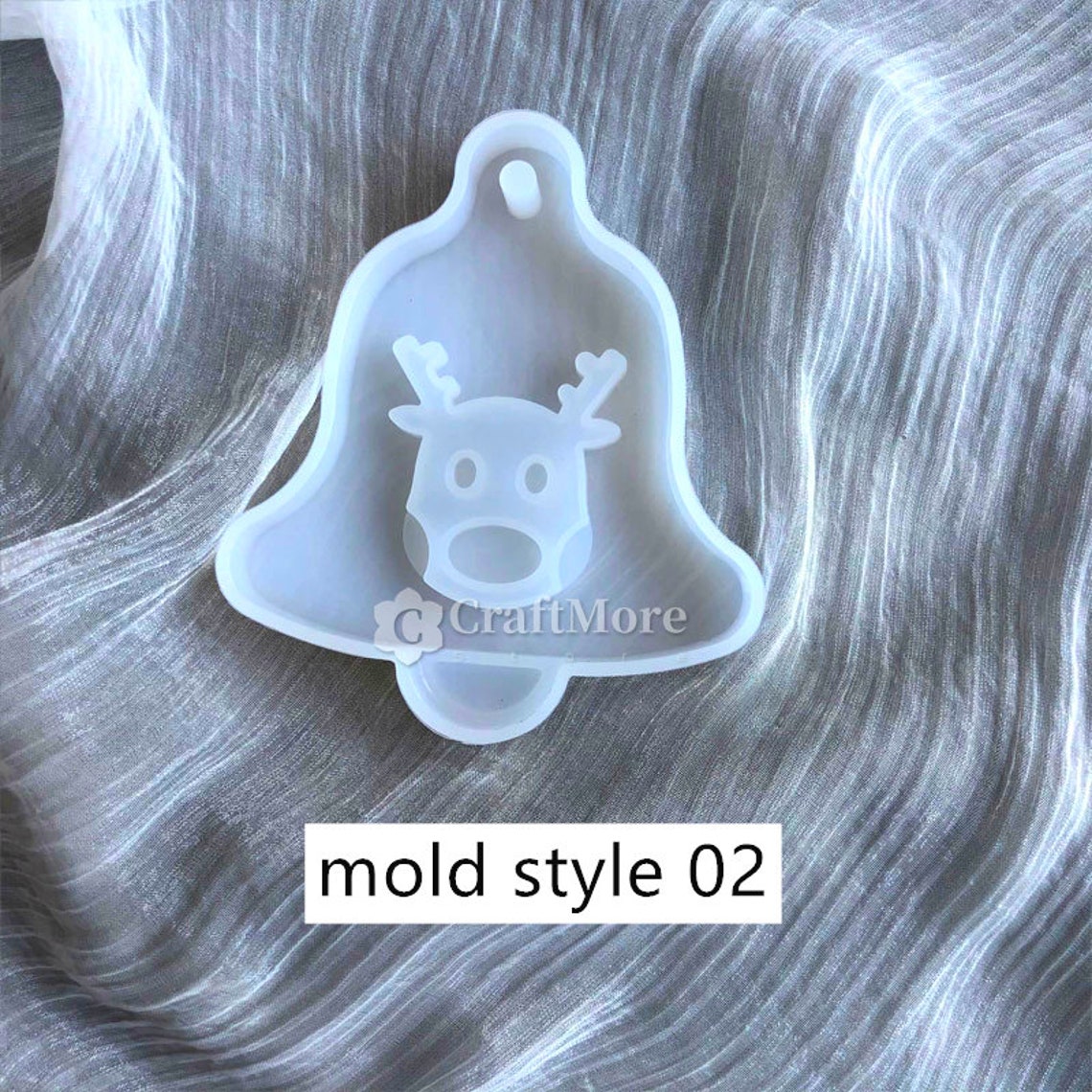 Christmas Bell Pendant Mold-christmas Pendant Silicone Mold-christmas ...