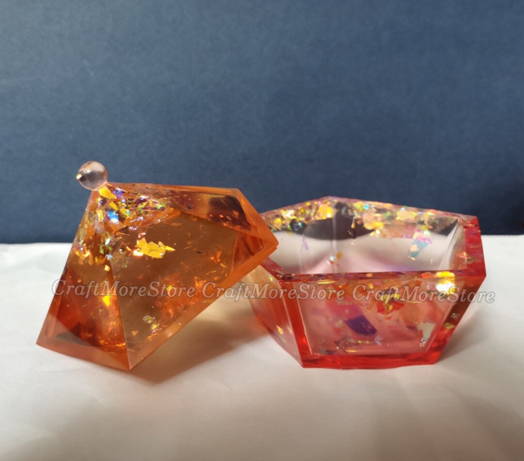 Jewelry Box Mold,silicone Box Mold,epoxy Resin Box Molds, Creative ...