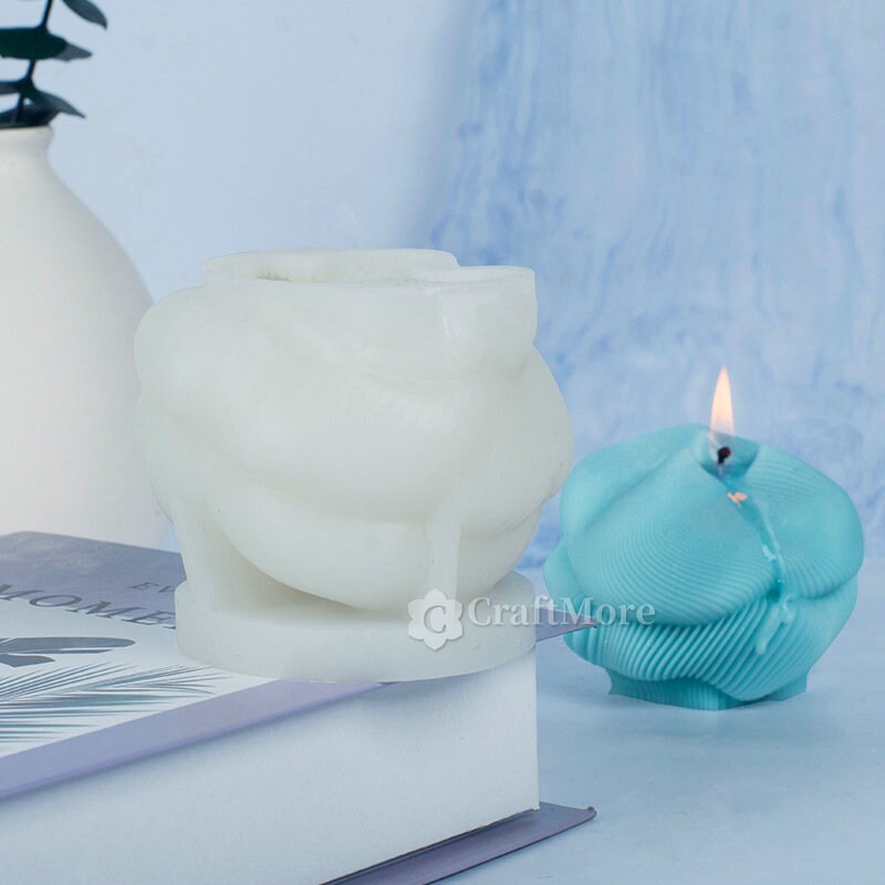 Abstract Twisted Vortex Candle Mold-striped Cylinder Candle - Etsy