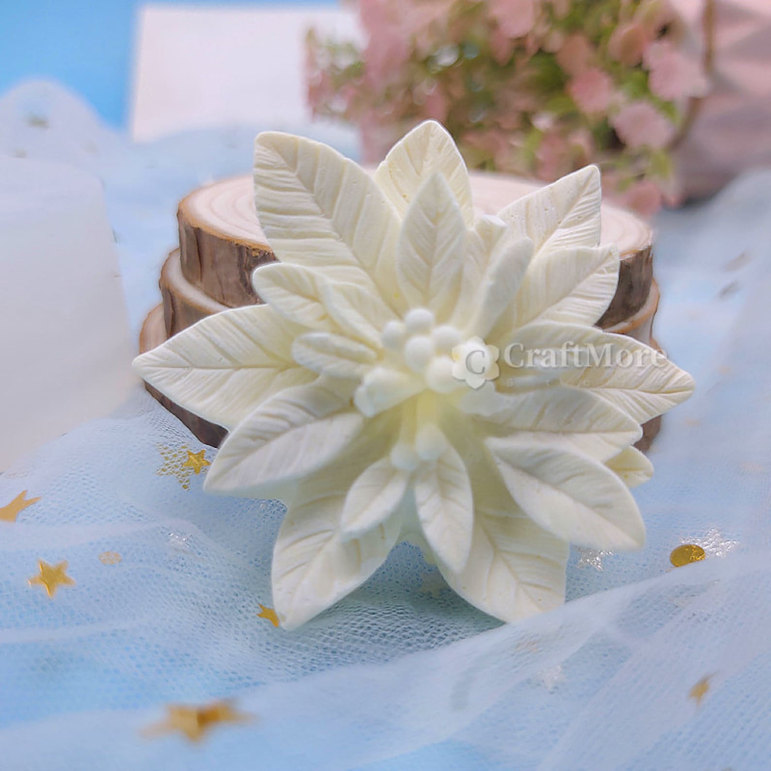 Beautiful Flower Candle Mold-flower Silicone Mold-scented - Etsy