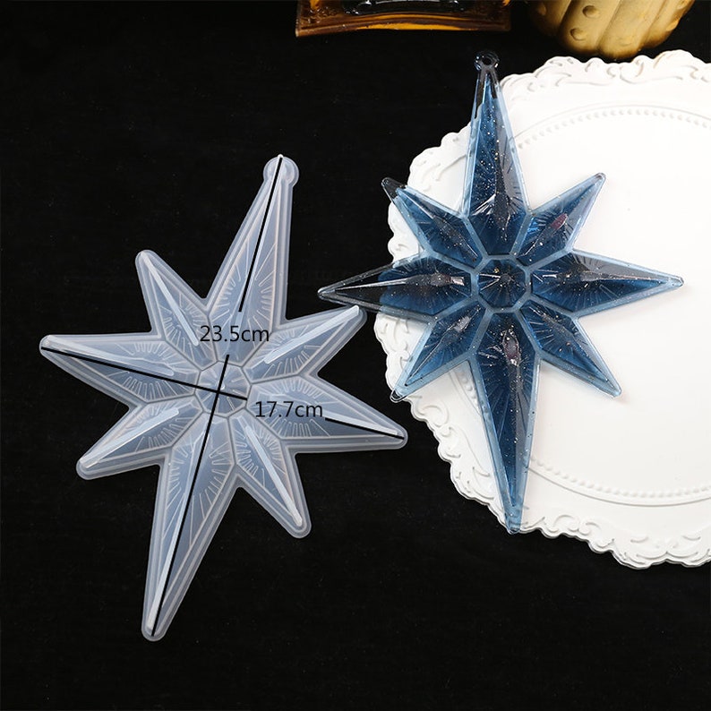 Eight-pointed Star Silicone Mold-large Star Resin Molds-epoxy - Etsy