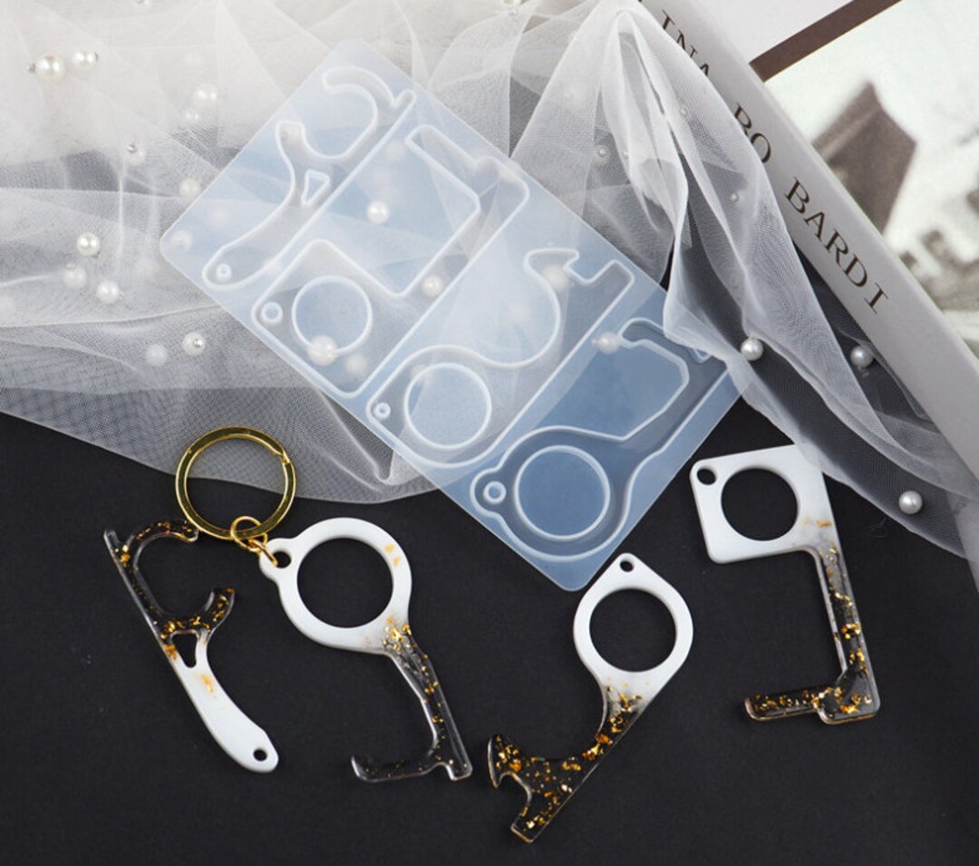 Creative Keychain Pendant Silicone Mold-keychain Resin Mold-resin Key ...