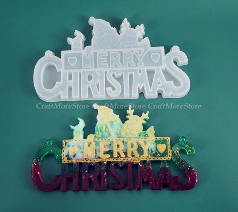 Cute Christmas Silicone Mold-Santa Claus Resin Mold-Christmas | Etsy