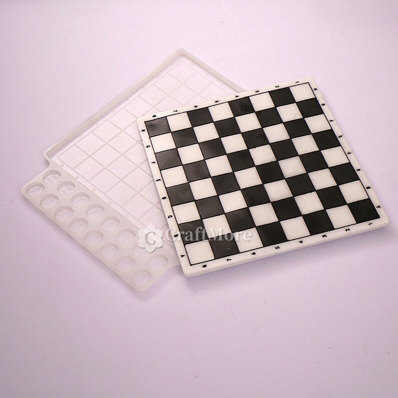 Silicone chess mold-Simple chess resin mold-Chess board | Etsy