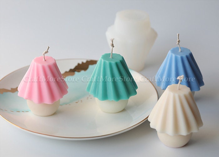 Cute table lamp shape Candle Mold-Silicone candle Mold-Candle | Etsy