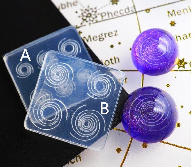 Silicone Galaxy Model-galaxy Whirlpool Silicone Mold Filler-resin ...