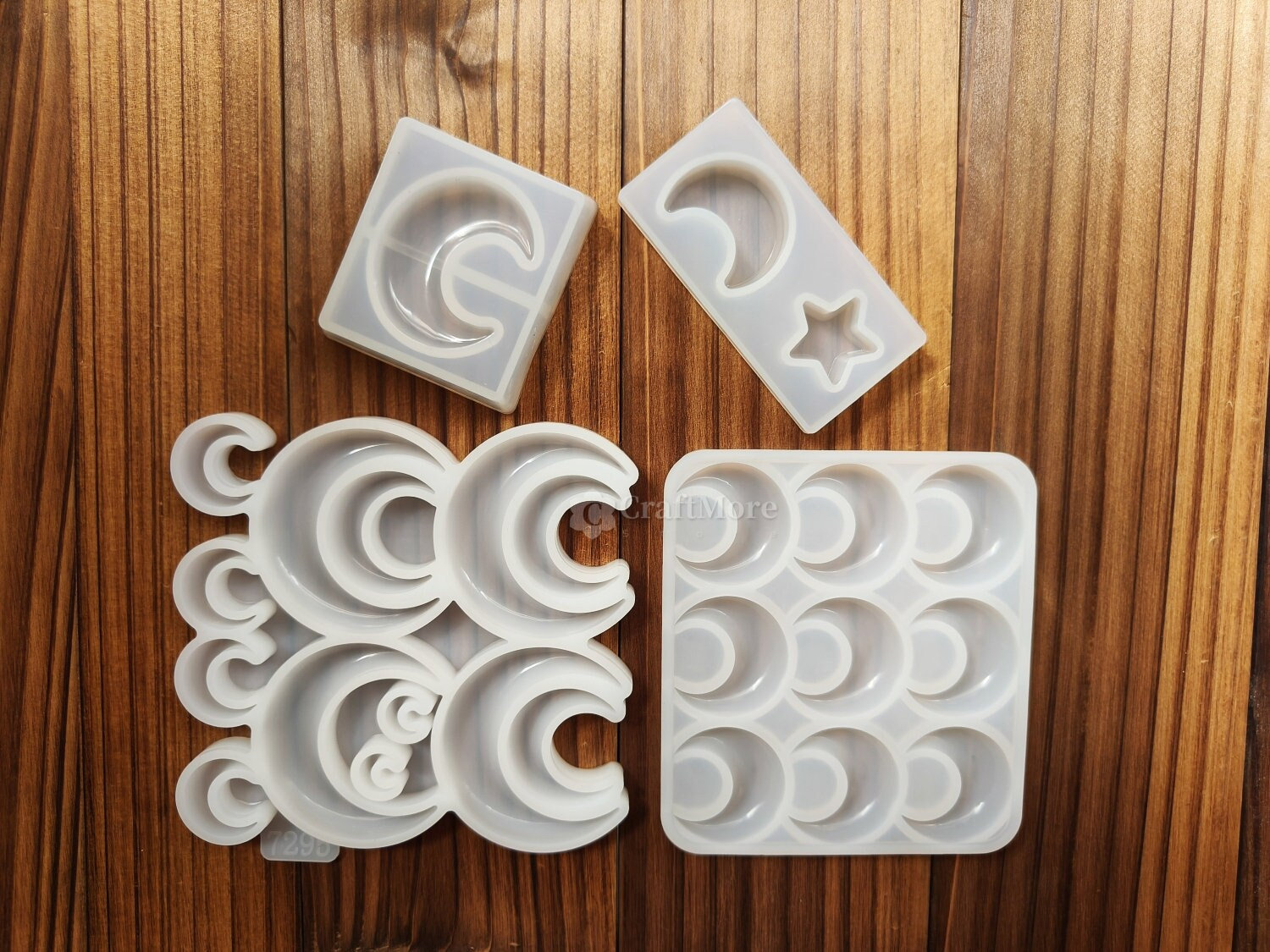 Crescent Moon Silicone Mold-crescent Resin Keychain Mold-epoxy Resin ...