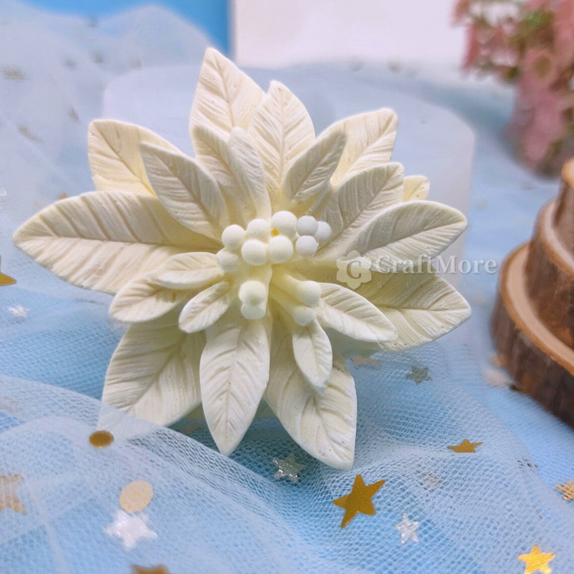 Beautiful Flower Candle Mold-flower Silicone Mold-scented - Etsy