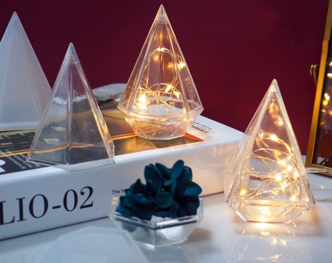 Diamond Mold Heart Storage Box Silicone Mold heart Shaped Box - Etsy