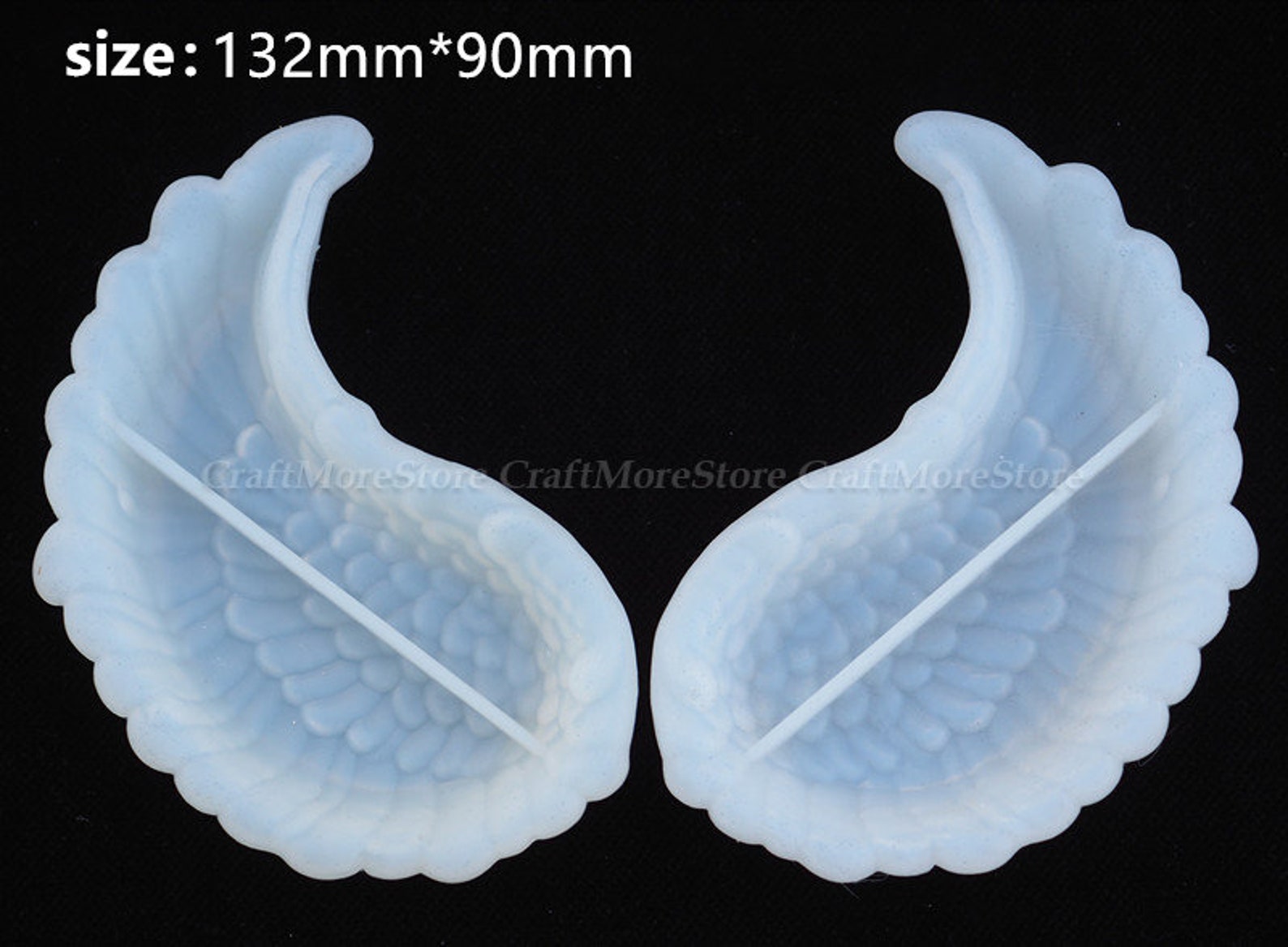 Retro Angel wings plate silicone mold for resin | Etsy