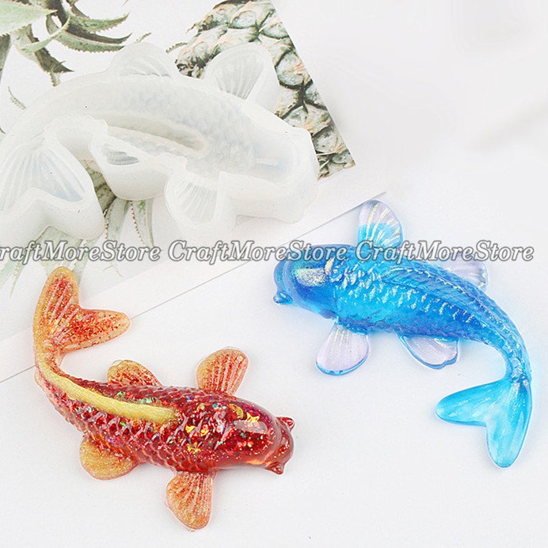 Silicone 3d Koi Fish Molds - Etsy