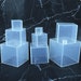 Large Transparent Cube Silicone Molds,4"inch-0.5inch Resin Cube Resin ...