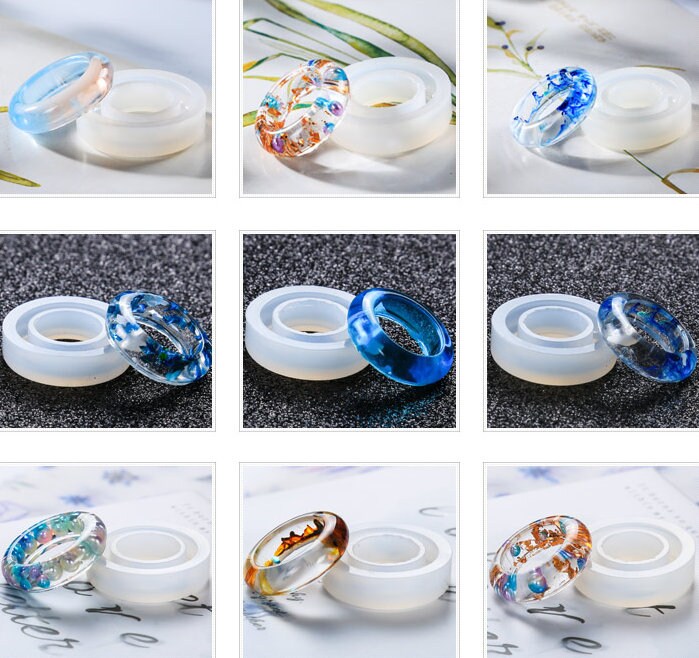 Ring Silicone Mold for Jewerly Ring Diy 16mm/17mm/18mm Round - Etsy