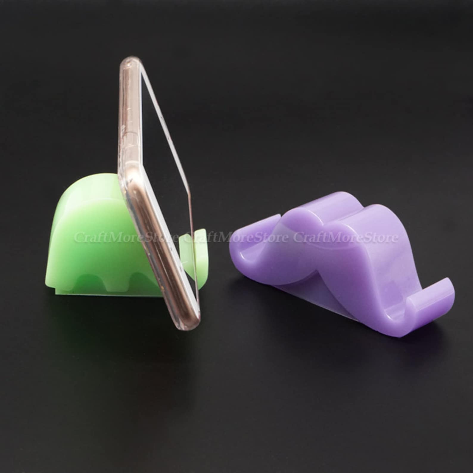 2 Styles Cell Phone Holder Silicone Mold-mobile Phone Holder Resin ...