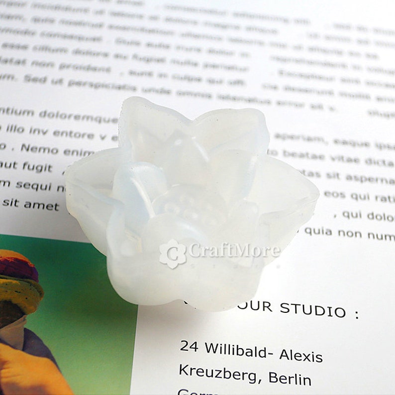 Silicone Lotus Mold-silicone Mold for Resin Lotus Diy-lotus - Etsy