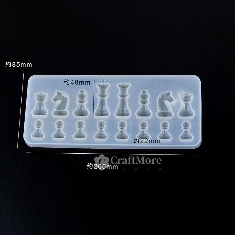 Chess Mold-silicone Chess Mold-chess Resin Molds-silicone Mold - Etsy