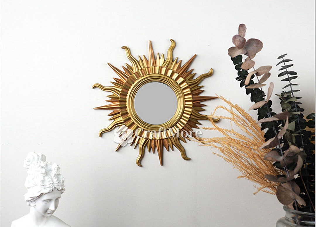 Creative Sun Mirror Mold-wall Mirror Resin Mold-home Decoration Mirror ...