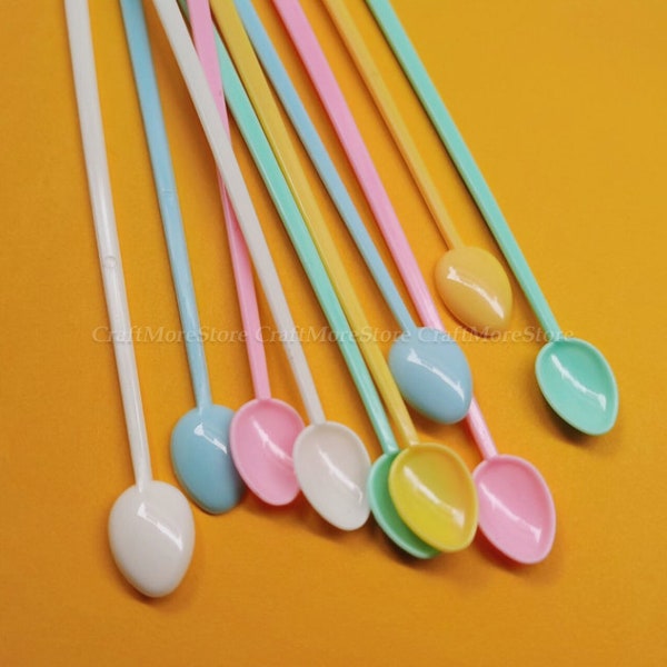 Colorful Long Handled Spoons - Etsy